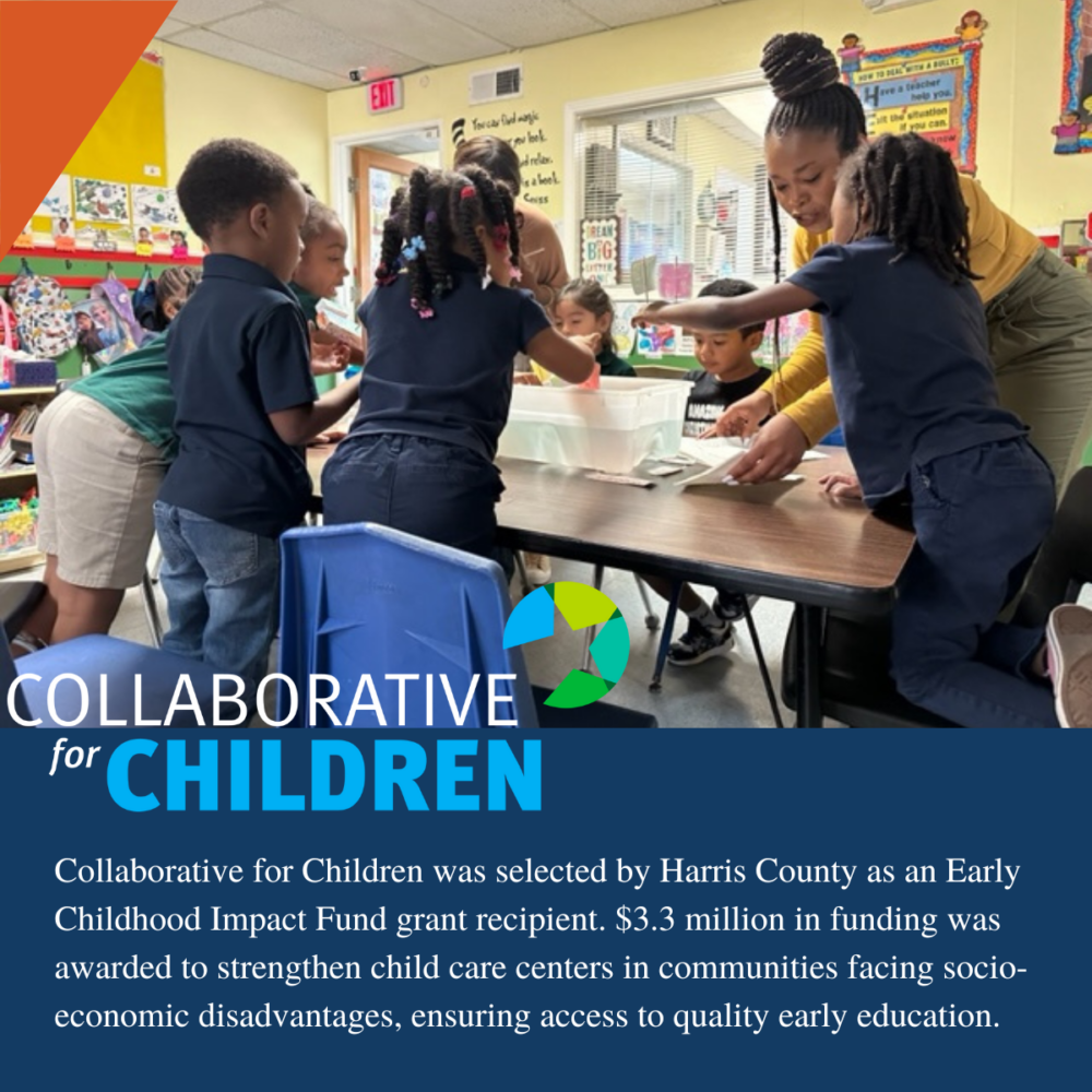 Collaborative for Children Receives $3.3 Million Grant from Harris ...